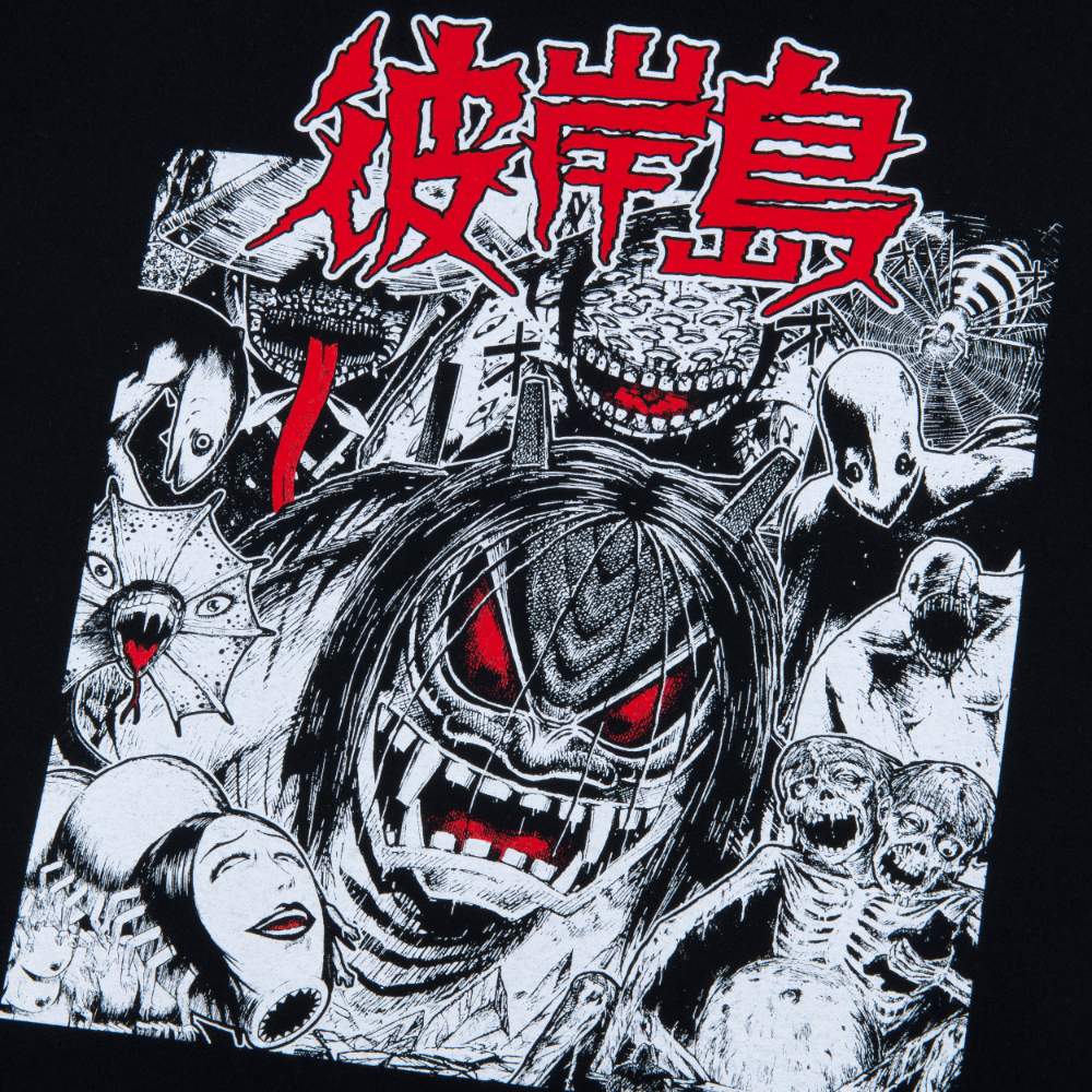 彼岸島邪鬼 Tシャツチワワ様 ブラック｜墓場の画廊online Store