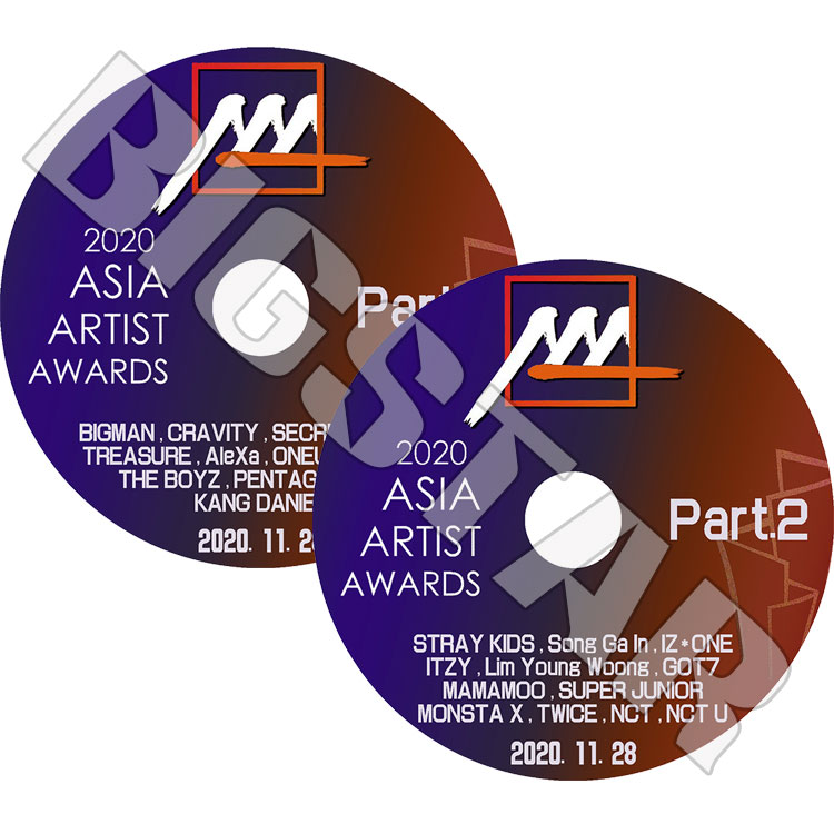 【k Pop Dvd】★2020 Asia Artist Awards 2枚set20201128aaa★twice Nct