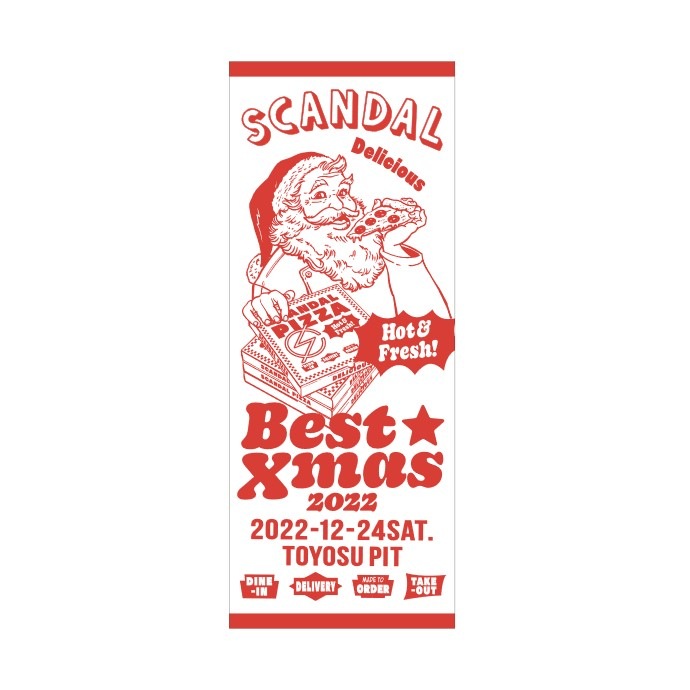 Best★xmas 2022 タオル Red Scandalbest★xmas 2022 Rooftop Online Store