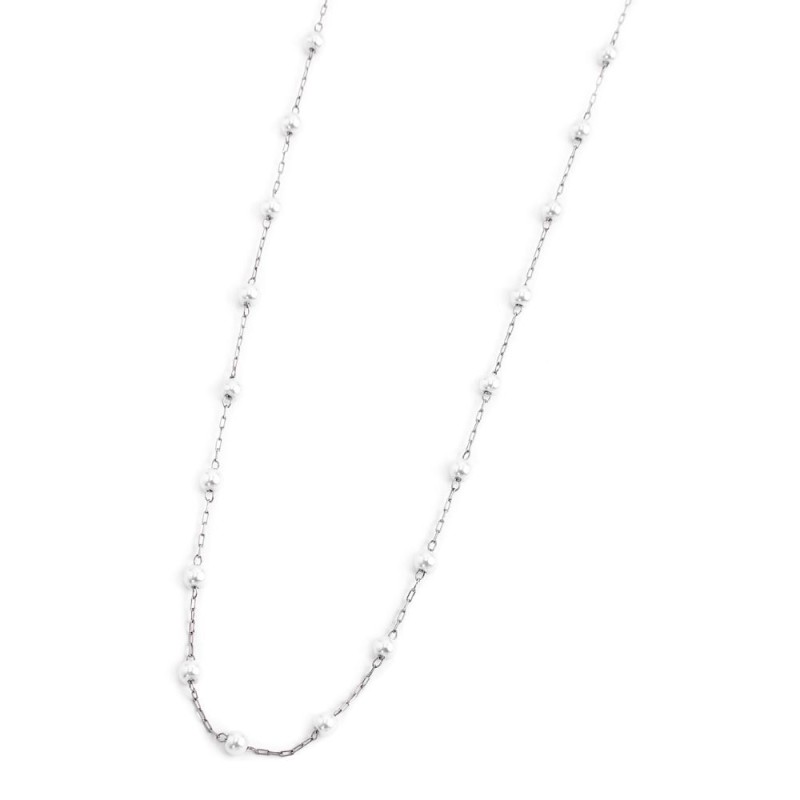 Collana Catena Con Perle Marlù Gioielli