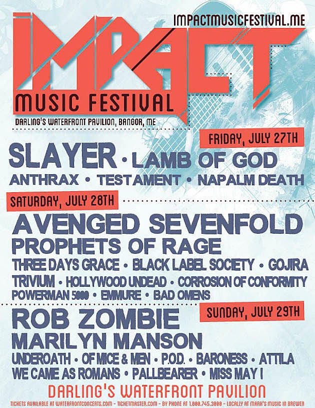 Impact Music Festival Announces 2018 Lineup Featuring Slayer Lamb Of