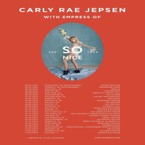 Carly Rae Jepsen Announces Fall 2022 North American Tour Dates Mxdwn