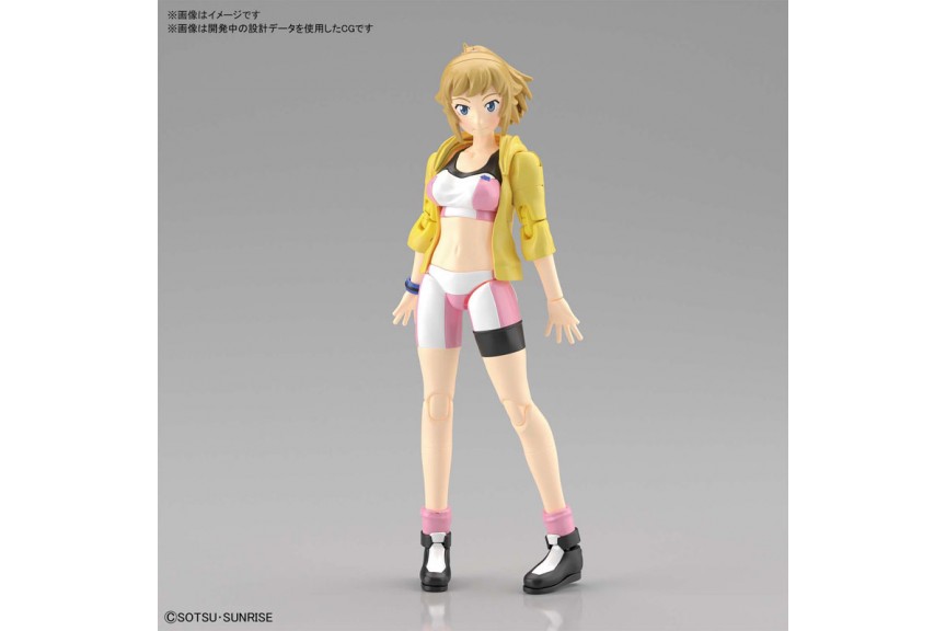 Figure Rise Standard Gundam Build Fighters Try Fumina Hoshino Plastic