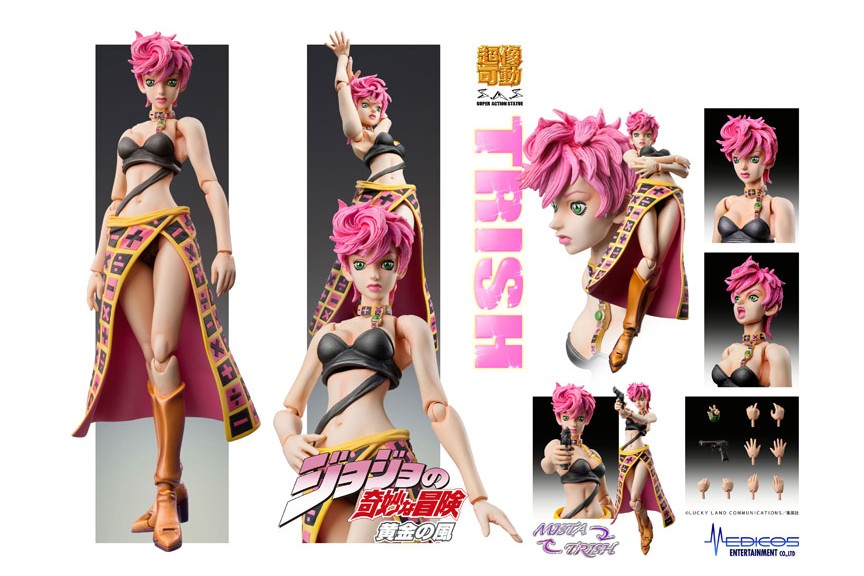 Super Action Statue Jojos Bizarre Adventure Part5 Trish Una Medicos