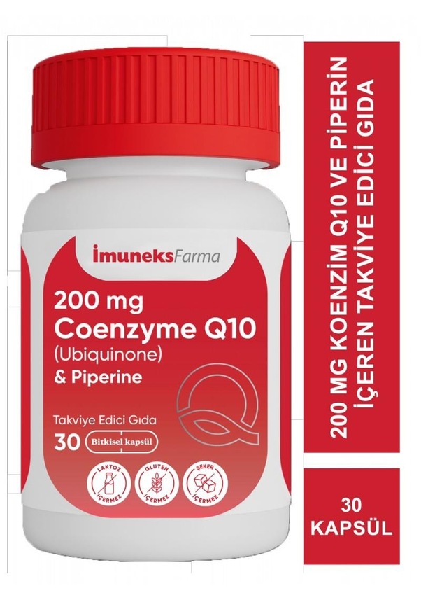 Imuneksfarma Coenzyme Q10 200 Mg 30 Kapsül Fiyatları Ve Özellikleri