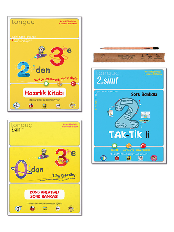 Tonguç 3 Sınıf 2 Den 3 E Hazırlık Tekrar Seti 2 Sınıf Taktikli Soru