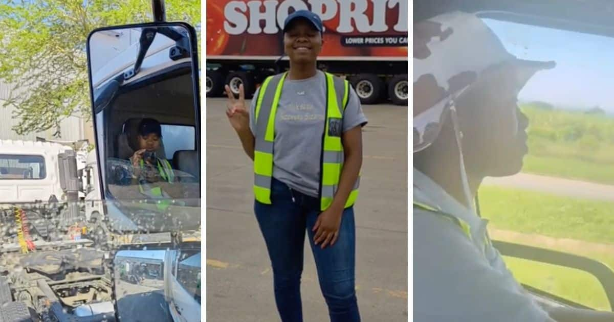 South African Woman Stuns Mzansi By Venturing Into Truck Driving Career