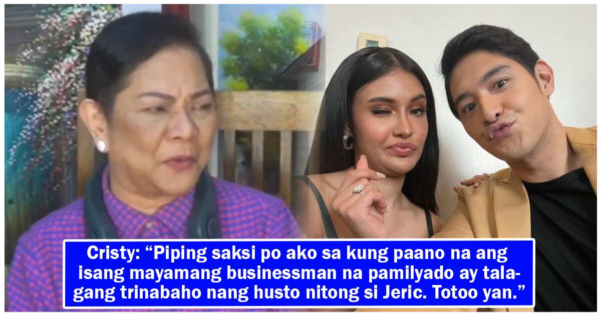 Cristy Fermin Sinabing Nakipag Relasyon Daw Si Jeric Gonzales Sa