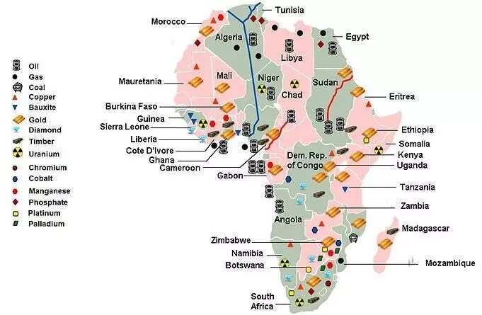 Minerals In Africa List