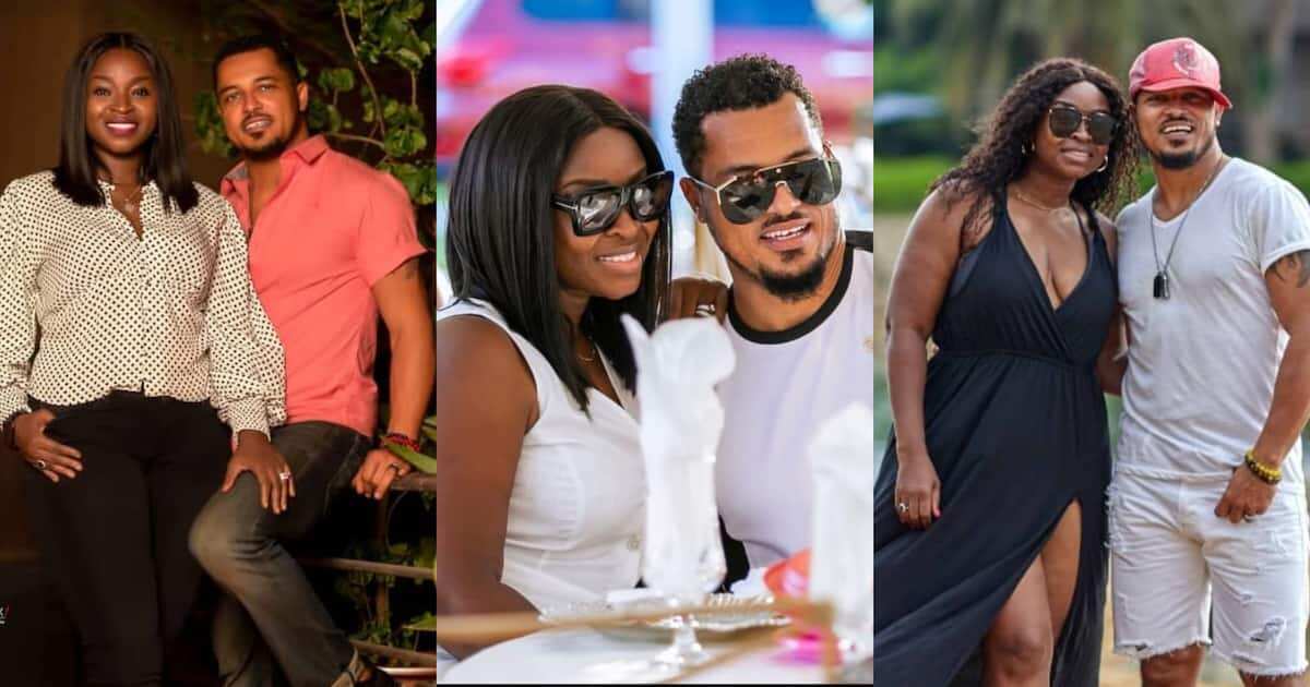 Ghanaian Actor Van Vicker Celebrates Wife Adjoas 45th Birthday With