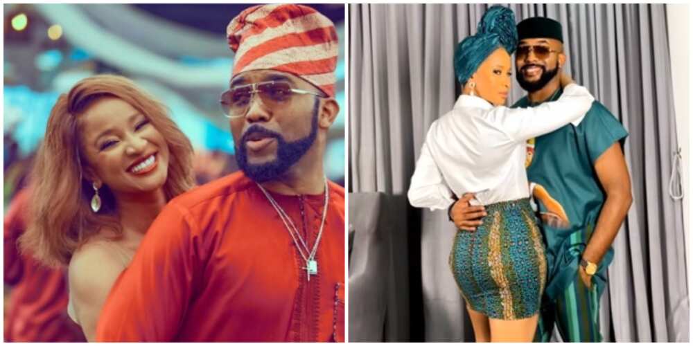 Susu Be Serving Legs For Days Adesua And Banky W Give Cute Couple