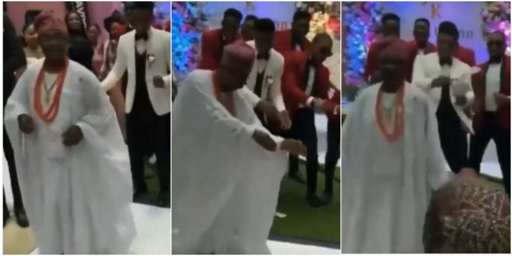 Grooms Father Scatters Dance Floor With Swag And Amazing Dance Steps