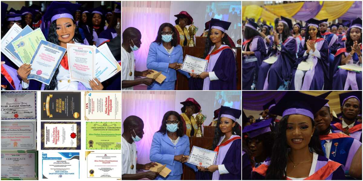 Stunning Nigerian Lady Bags 9 Awards After Graduating With A 1st Class