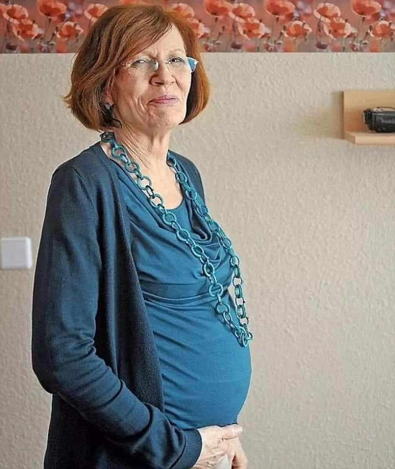 65 Year Old Granny Defies Nature Gets Pregnant Eventually Gives Birth