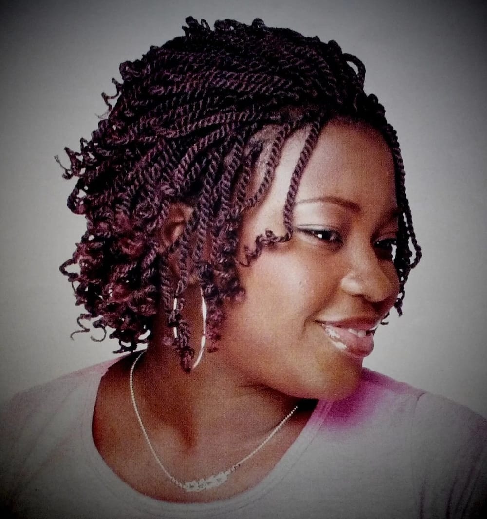 20 Cute Kinky Twist Hairstyles For Short Hair Ke