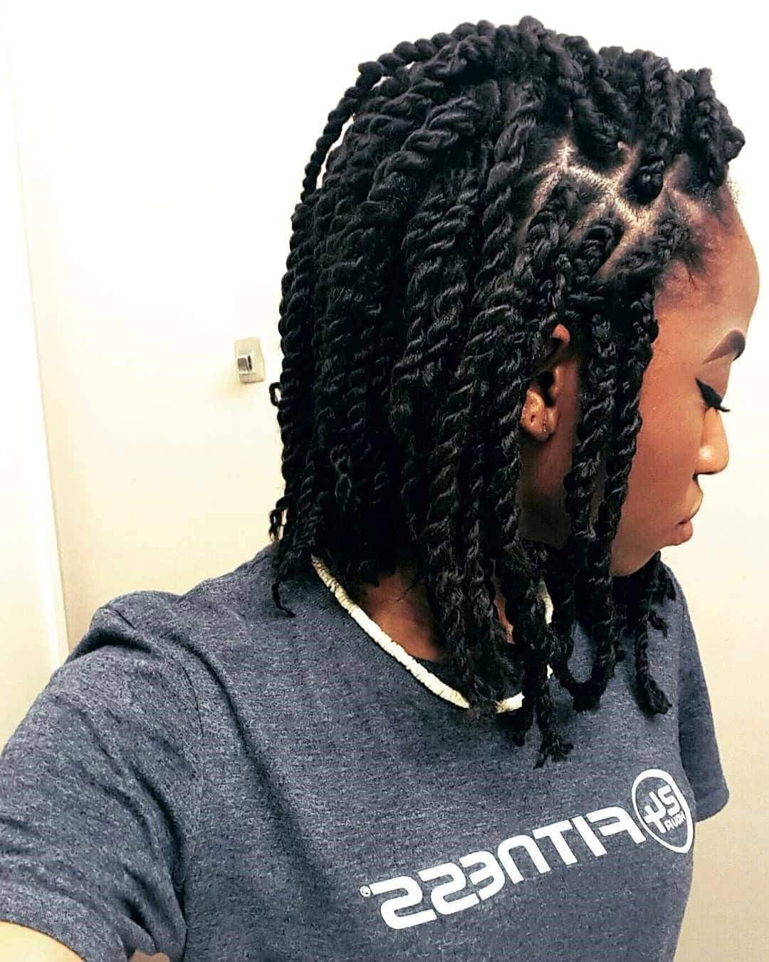 20 Cute Kinky Twist Hairstyles For Short Hair Ke