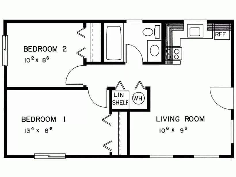 Simple Two Bedroom House Plans In Kenya Ke