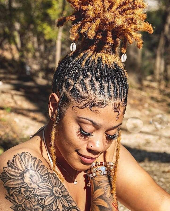 20 Creative Updo Loc Hairstyles For Women That Will Inspire You Tuko