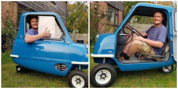 Man Travels Length And Breadth Of Britain With Worlds Smallest Car To