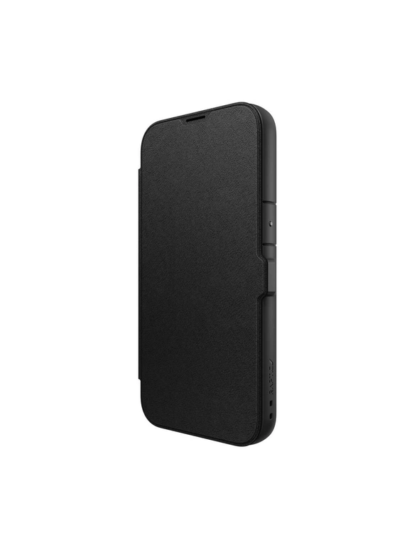 Raptic Urban Slim Leather Folio Case W Card Slot For Iphone 15 Pro Max