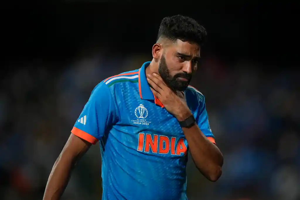 Watch Mohammed Siraj Gets Badly Hit On Throat As He Drops An Easy