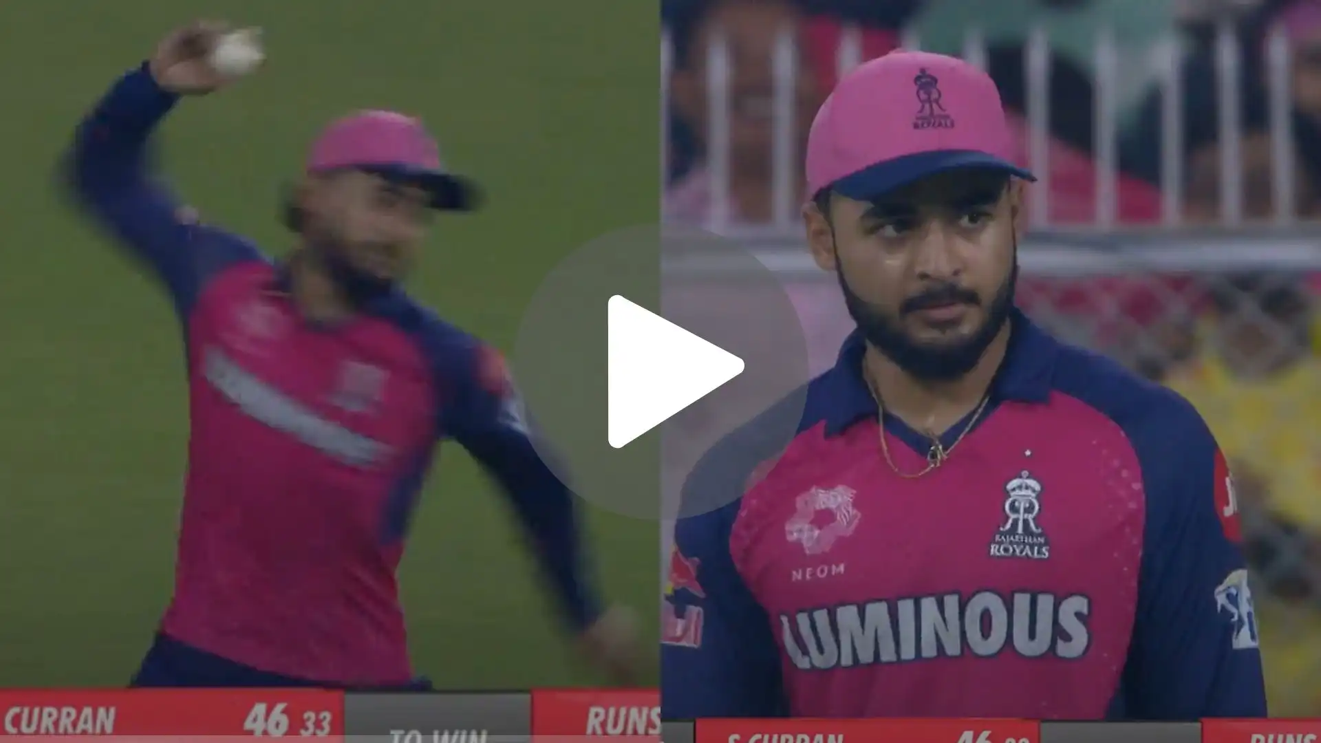 Watch Parag Emulates Idol Virat Kohli As He Throws Ball In Anger