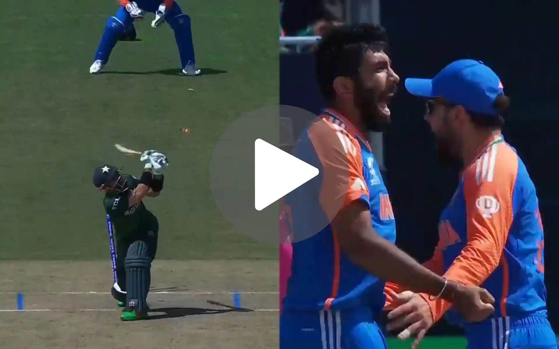 Watch Jasprit Bumrah Shows Rare Aggression After Castling Rizwan