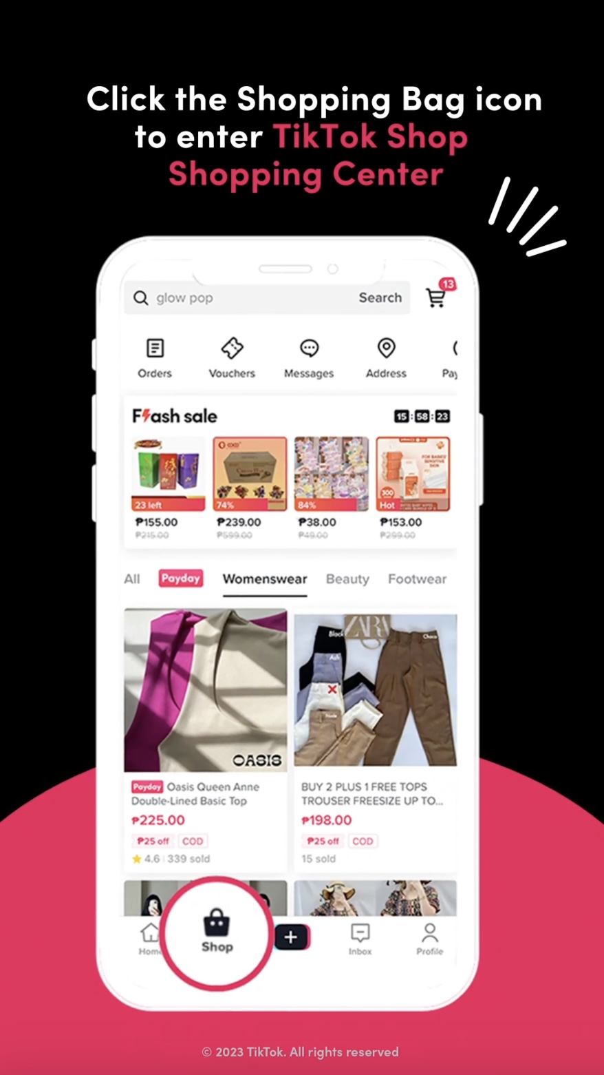 Tiktok Shop Announces Its One Touch Shopping Center Tab For Greater