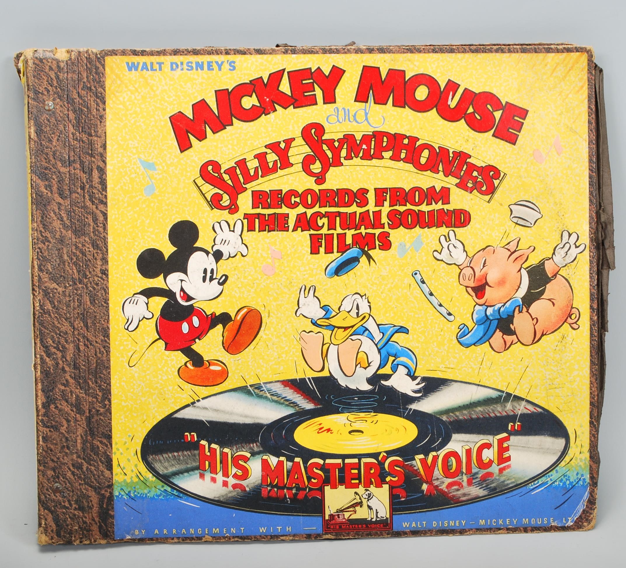 A 78 Rpm Walt Disneys Mickey Mouse And Silly Symphonies Record Set