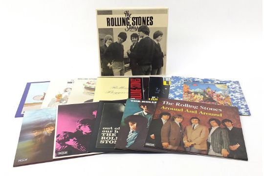 The Rolling Stones Story Vinyl Lp Box Set Comprising Twelve Vinyl Lps