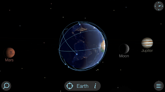 Solar System Map Real Time