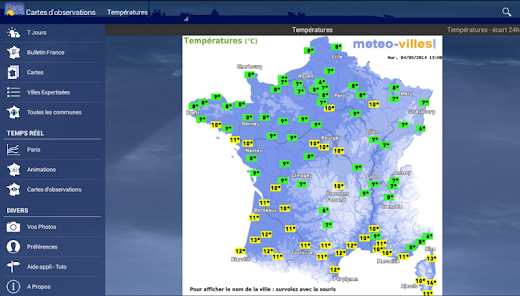 Décrypter 44 Imagen Carte Météo Paris Vn