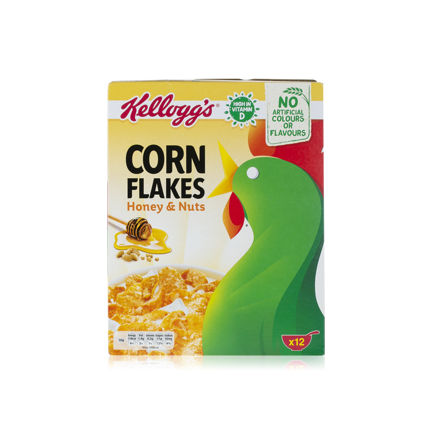 Kelloggs Corn Flakes Honey And Nuts 375g Spinneys Uae