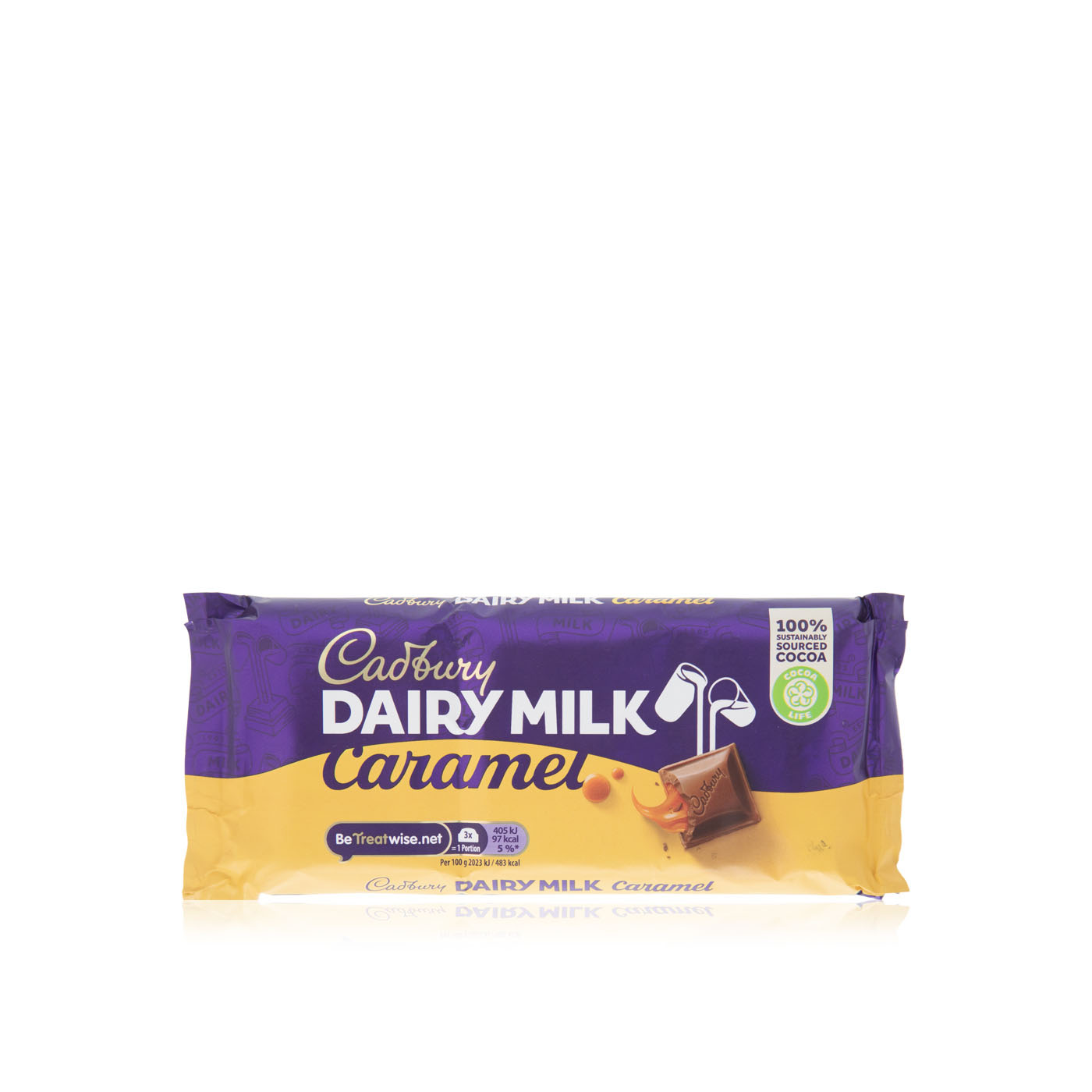 Cadbury Dairy Milk Caramel Chocolate Bar 120g Spinneys Uae