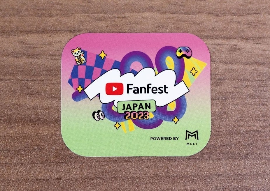 次世代コミュニケーションサービスmeet、youtube Fanfest Japan 2023に協賛！来場者全員にオリジナルデザインのmeet