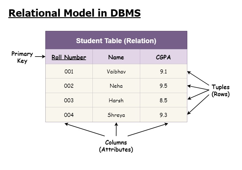 Relational Model In Dbms Dbms Relational Data Model Scaler Topics