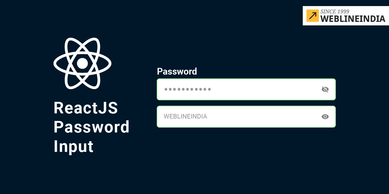 Github Weblineindiareactjs Password Input Reactjs Based Password