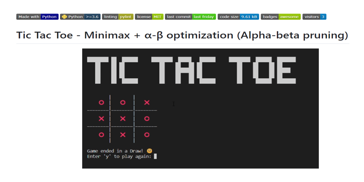 Github Dashaikh10py Tic Tac Toe Tic Tac Toe Game Written In Python