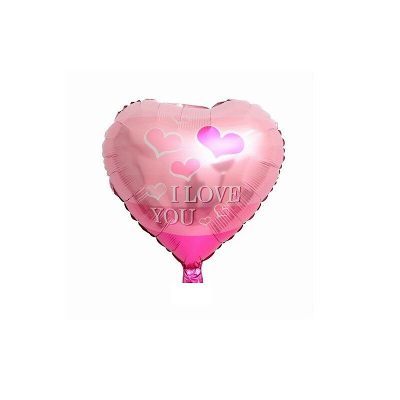 Balon Folie Inima I Love You Roz 45 Cm Emagro