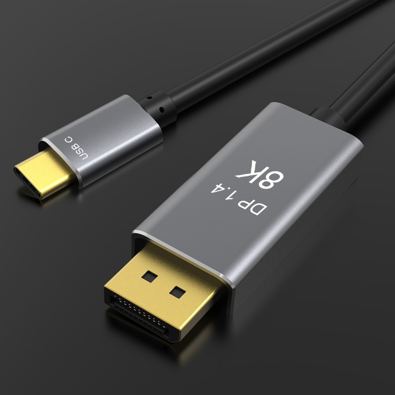 Hodiy Kábel Usb Cdisplayport 8k5k4k 144 Hz 3m Fekete Emaghu