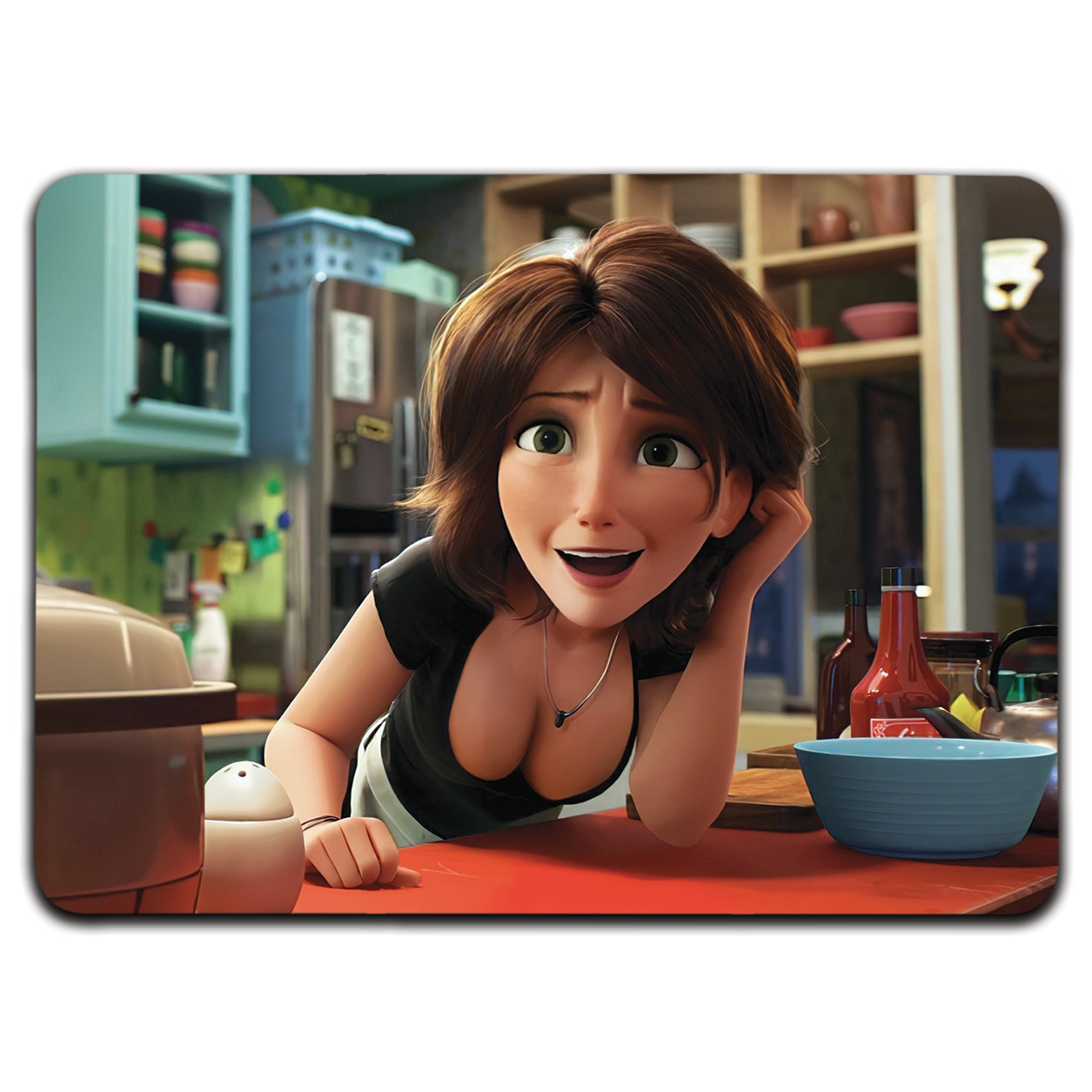 Mousepad Meme Aunt Cass Big Hero 6 Baza Antiderapanta 277 X 197 X