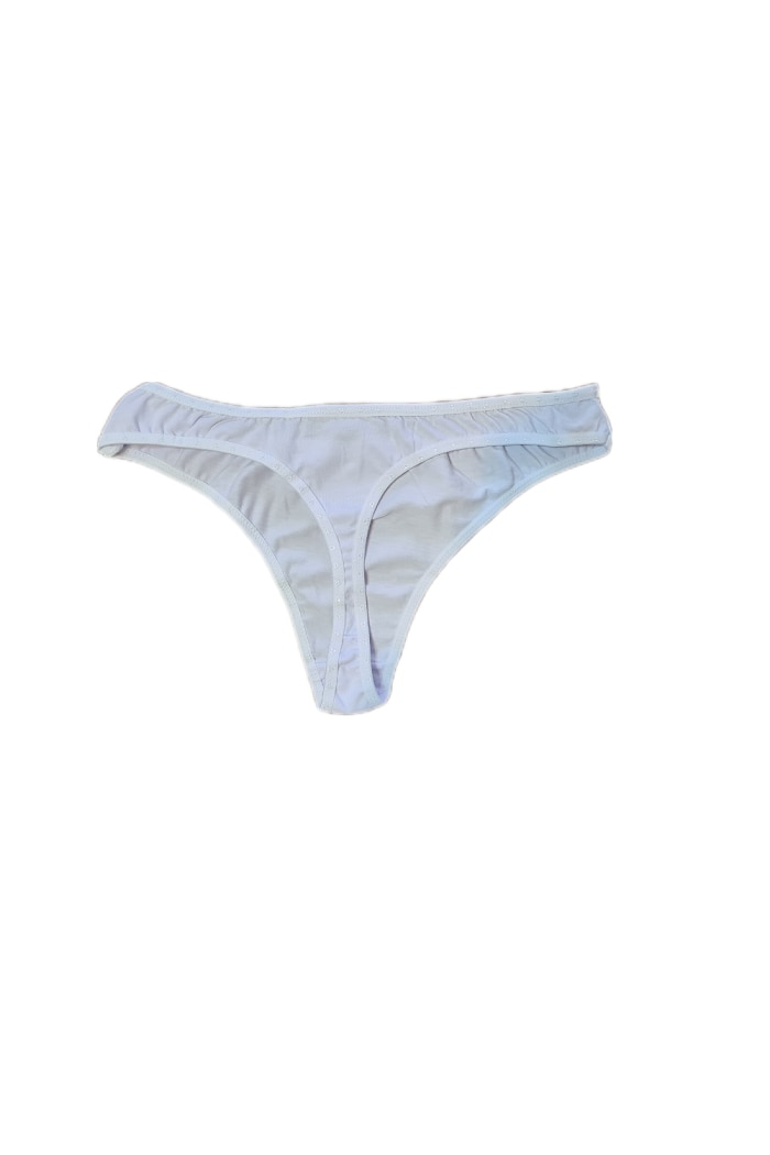 Set 2 Chiloti Tip Tanga Bumbac Alb Marime Xl Emagro