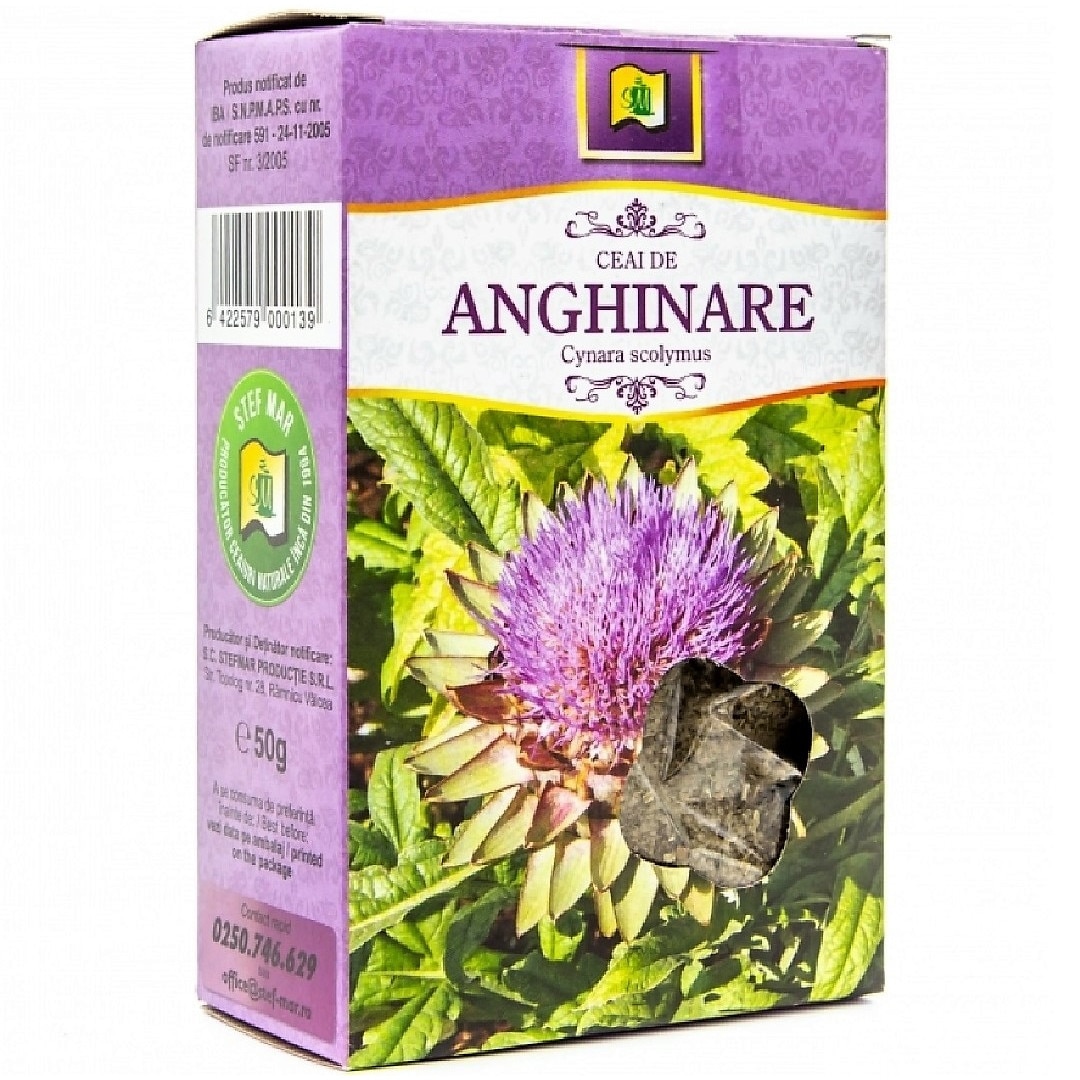 Ceai De Anghinare Cynara Scolymus Vrac 50gr Stef Mar Valcea Emagro