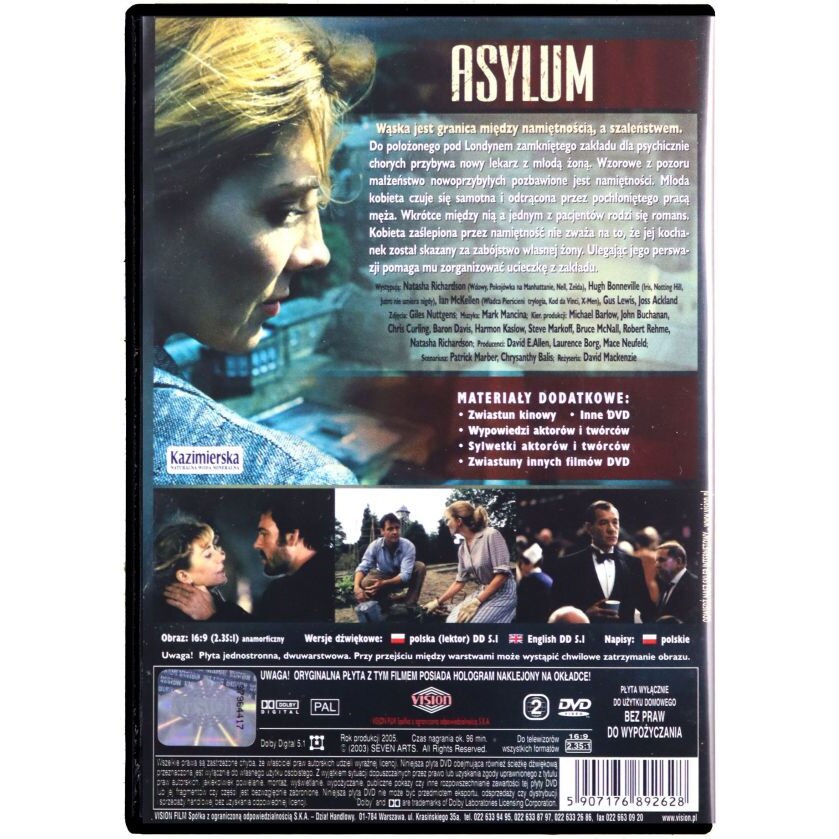 Asylum Dvd Emagro