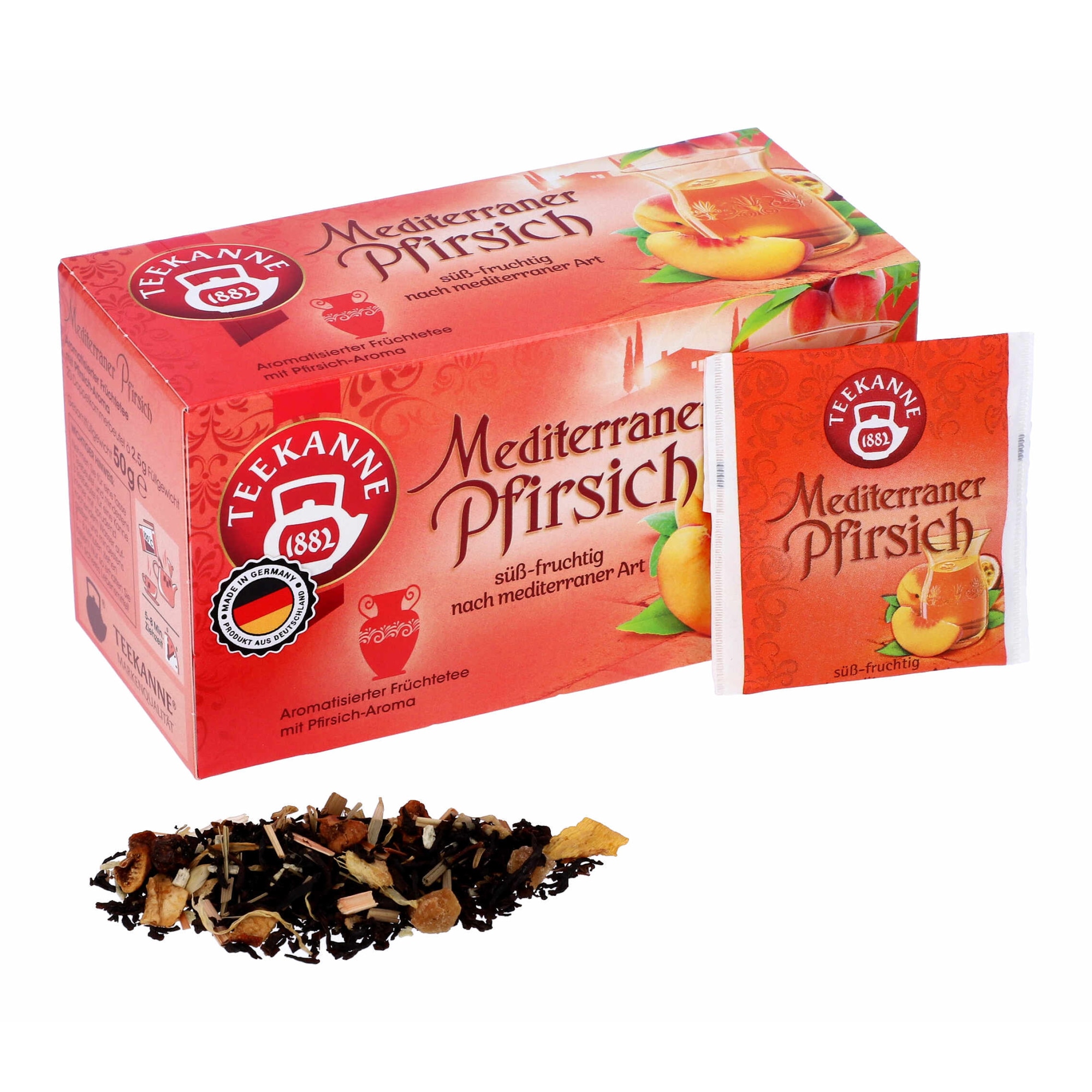 Ceai De Fructe Teekanne Piersica Aroma Fructata Pliculete 50 G