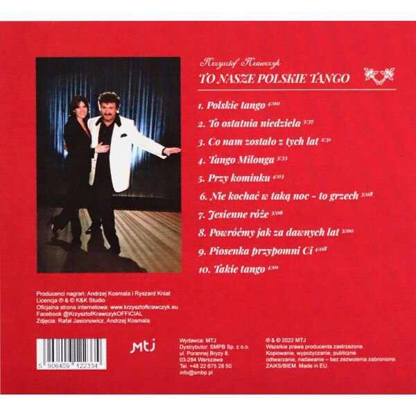 Krzysztof Krawczyk To Nasze Polskie Tango Cd Emagbg