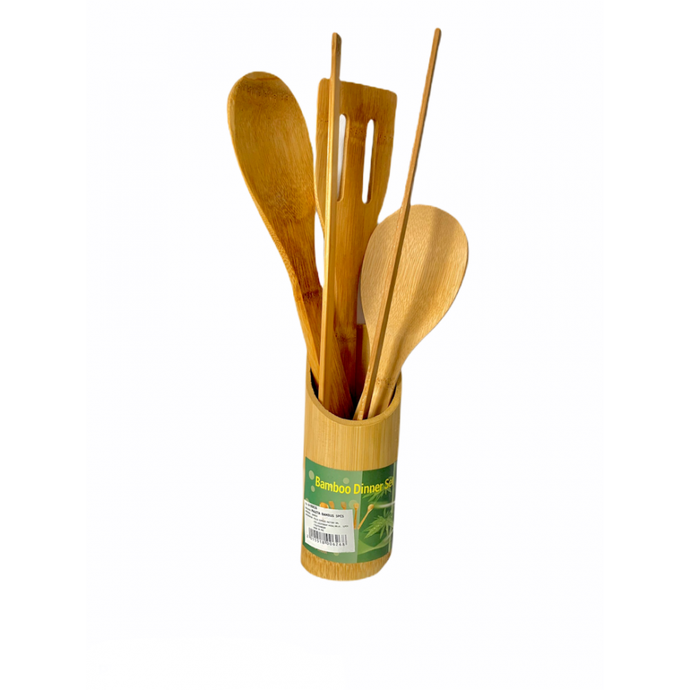 Set 4 Ustensile De Bucatarie Bambus 165x65cm Emagro