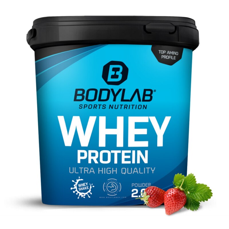 Whey Protein Bodylab24 2000 G Capsuni Emagro