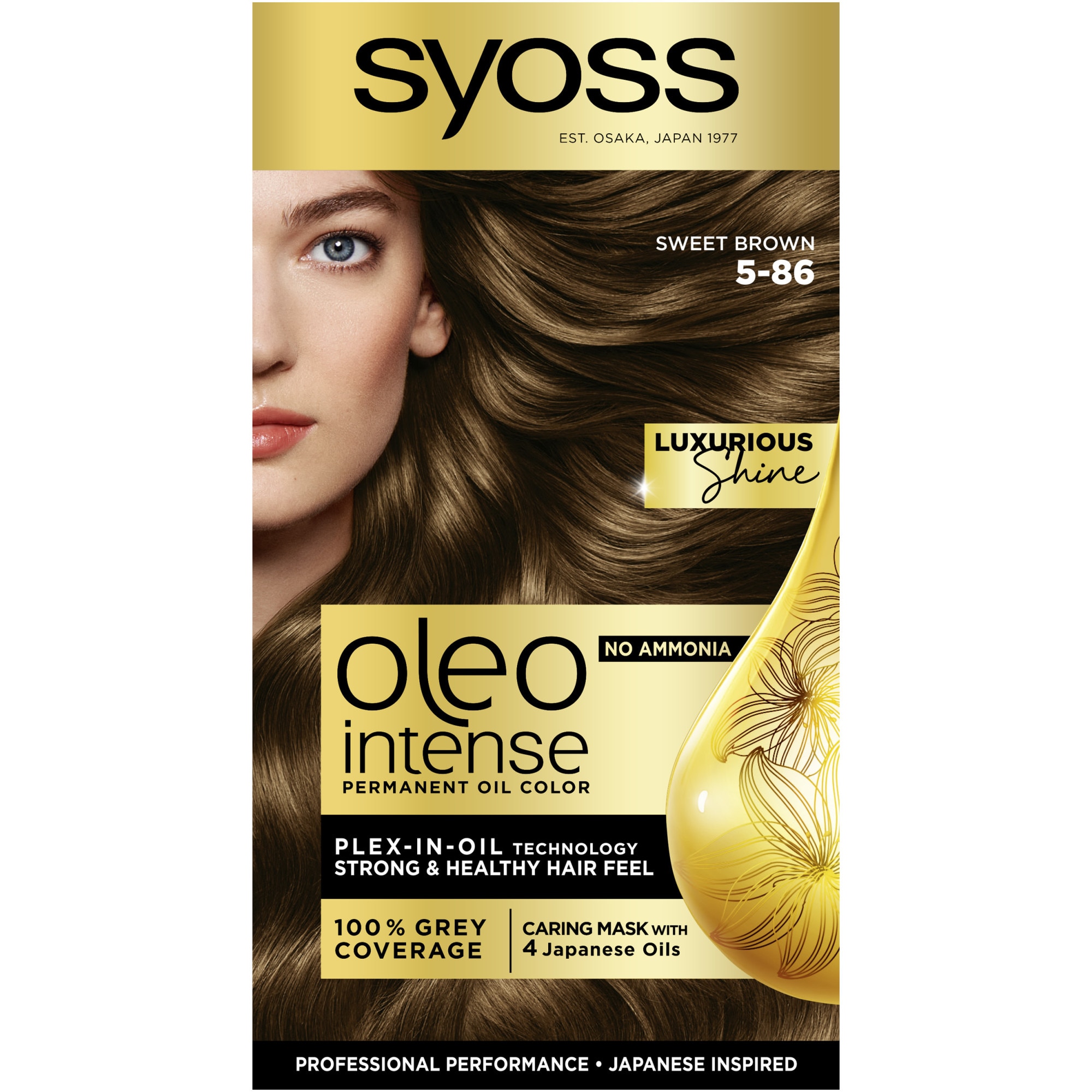 Vopsea De Par Permanenta Fara Amoniac Syoss Color Oleo Intense 5 86