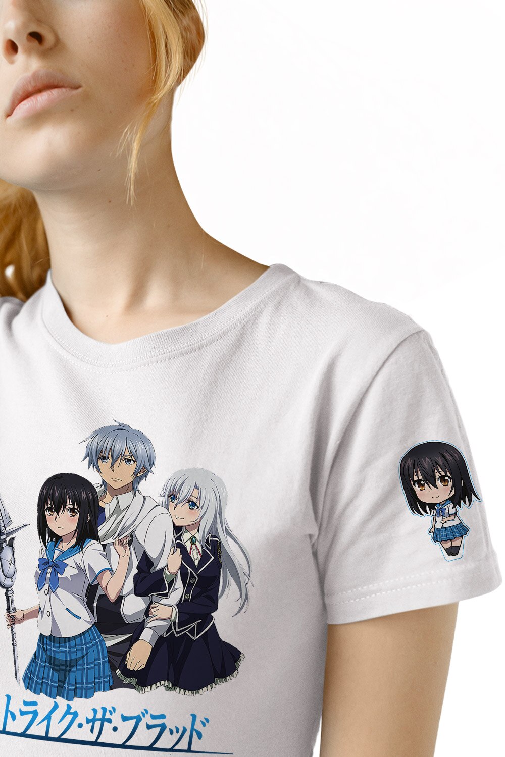 Tricou Femei Strike The Blood Kojou Akatsuki Yukina Himeragi La Folia